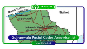 Gujranwala Postal Codes 2025 Areawise list of Postal Addresses ...